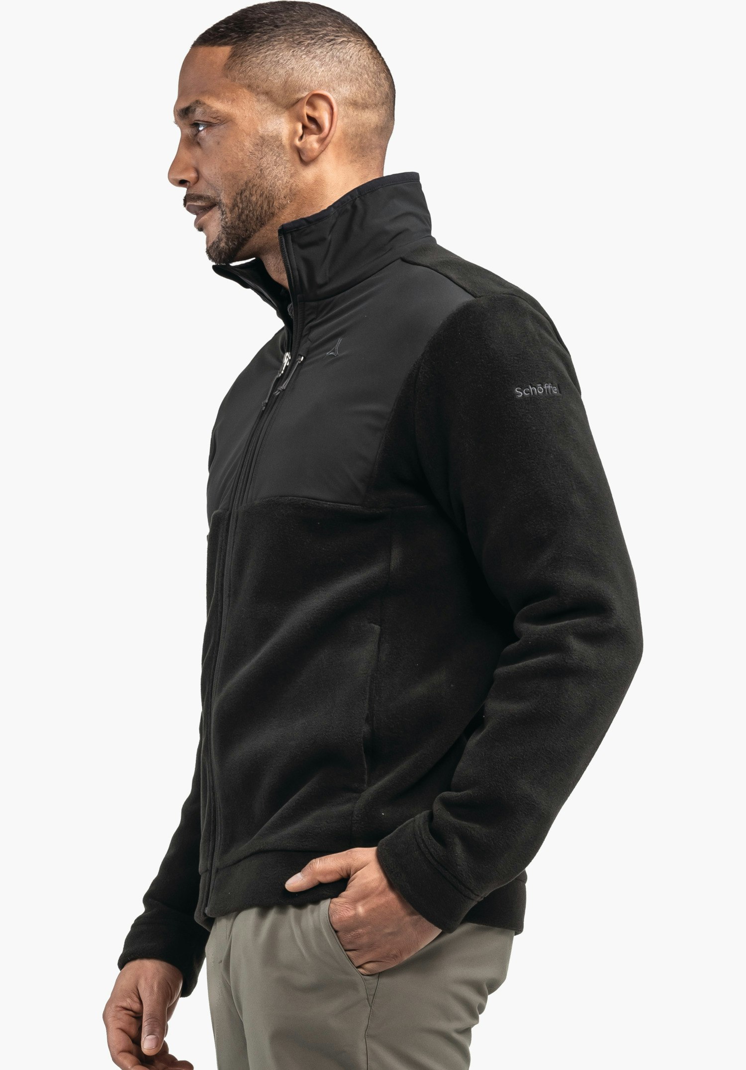 Urban Fleece Jk Style Gregale MNS schwarz | Schöffel