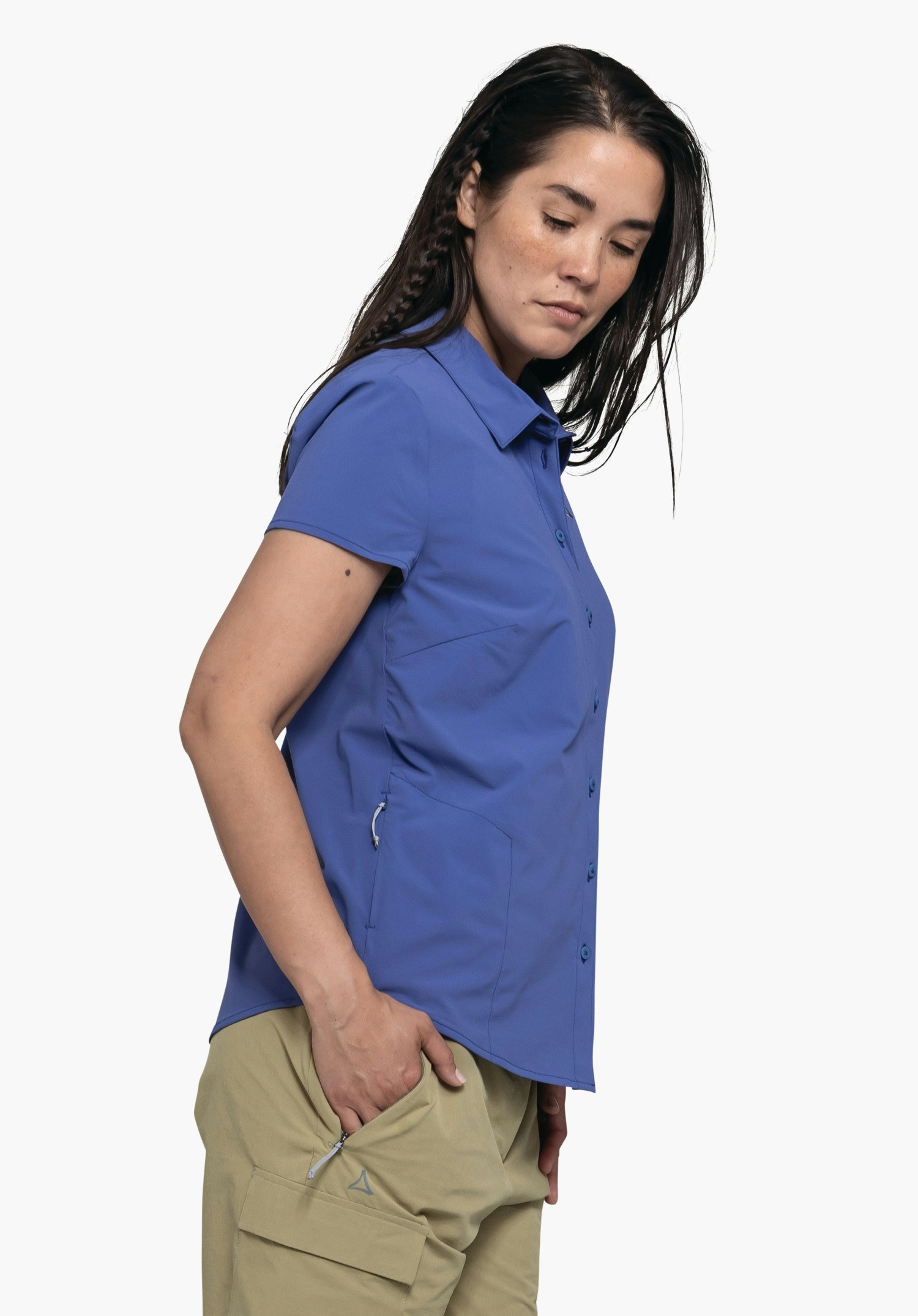 Hiking Blouse Style Dooser WMS blau | Schöffel